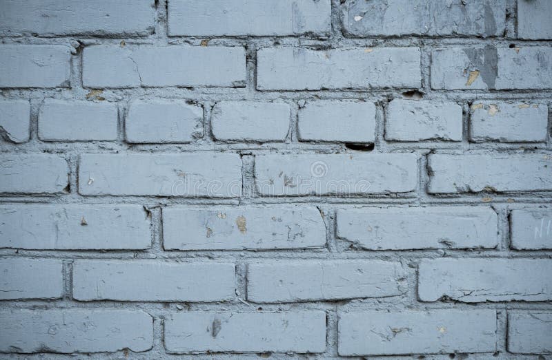 Texture of an Old Paint Covered Brick Wall Stock Image - Image of ...
