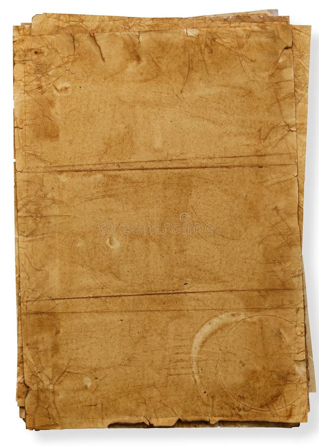 Stack of Old Papers and Letters Stock Image - Image of love, office ...