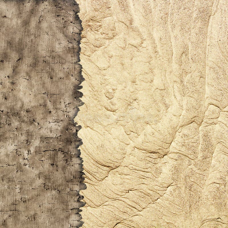 Old Yellow Brown Vintage Parchment Paper Texture Stock Illustration ...