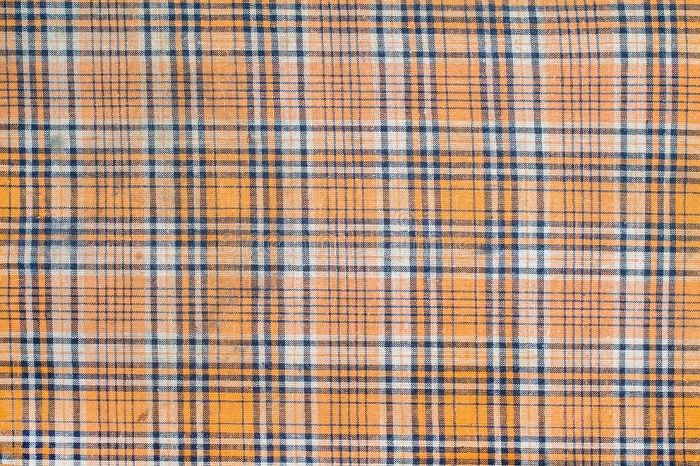 The Texture of Old Plaid Fabric. Stock Image - Image of fabric, cotton ...