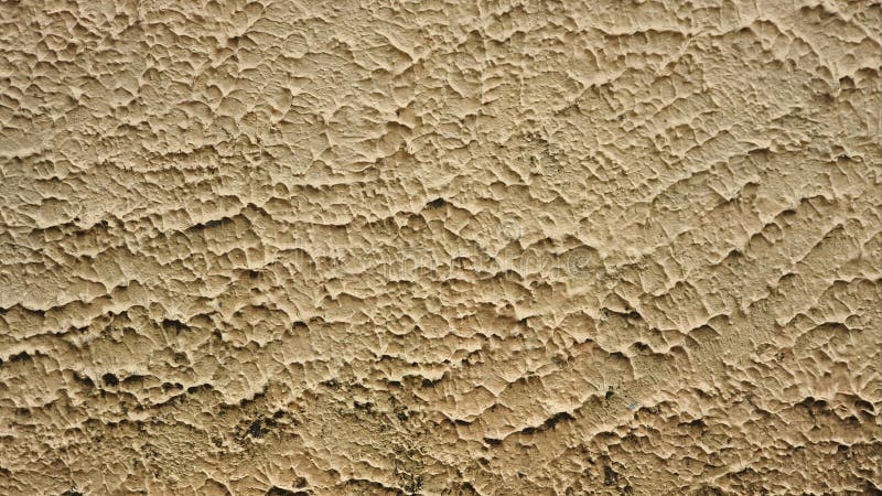 Texture of the Old Plastered Beige Color Cement Wall. the Texture of ...
