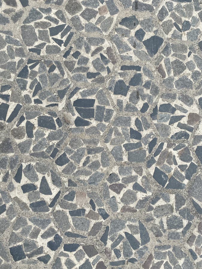 Texture of an Old Road Paved with Hexagonal Tiles Stock Photo - Image ...