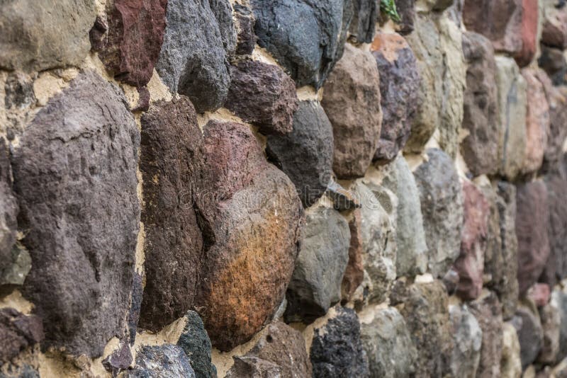 Texture of Old Rock Wall for Background, Medieval Stone Wall Stock ...