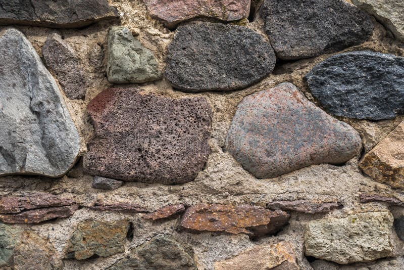Texture Of Old Rock Wall For Background, Medieval Stone Wall Stock ...
