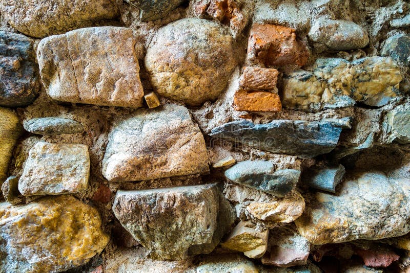 Texture of Old Rock Wall for Background Stock Image - Image of aged ...