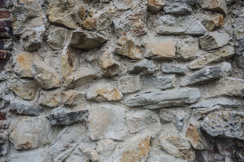 Texture of Old Rock Wall for Background Stock Image - Image of ...