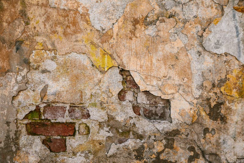 Texture Of Old Rock Wall For Background With Windows Stock Image ...