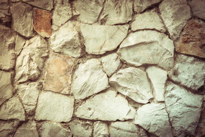 Texture Old Rock Wall Made of Random Stone Stock Image - Image of ...