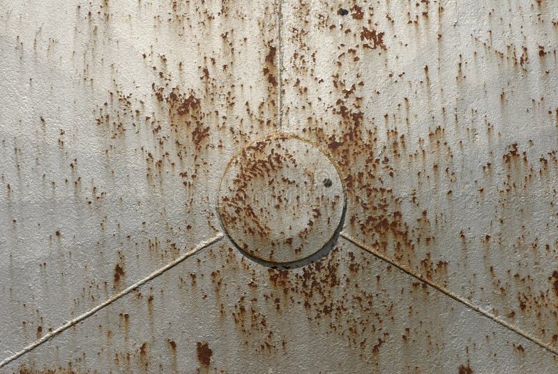 Texture of an Old Rusted Container Tank Stock Image - Image of ...