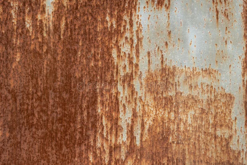 Texture of an Old Rusted Metal Panel Stock Photo - Image of peeling ...