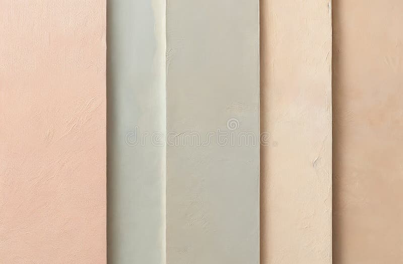 Texture of Old Rustic Wall Covered with Beige Stucco. AI Generated ...