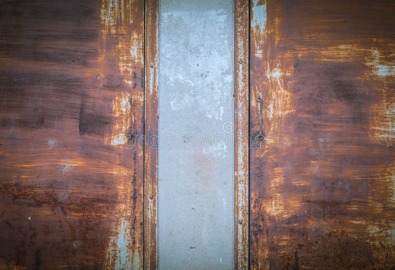 Texture of Old and Rusty Iron Gate. Stock Photo - Image of decorative ...