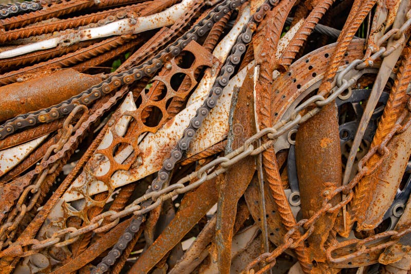 Texture of Old and Rusty Metals Stock Photo - Image of rusted, abstract ...