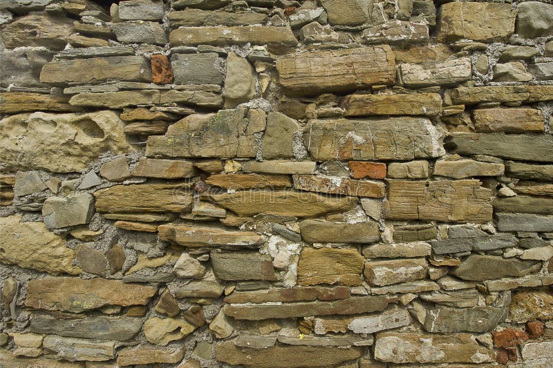 Texture of an Old Stone Castle Wall Stock Image - Image of material ...