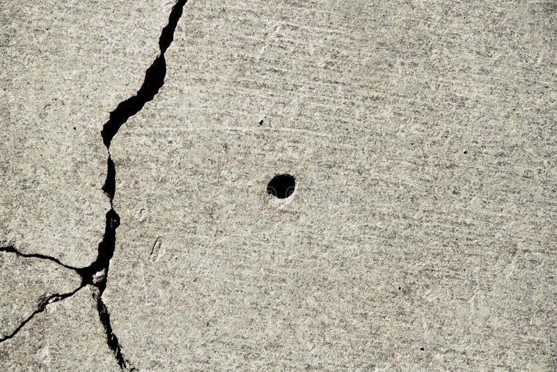 Texture of an Old Stone with a Crack. Grunge Brick Texture Stock Photo ...