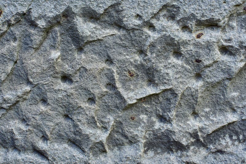 The Texture of an Old Stone on the Defensive Wall of a Castle in the ...