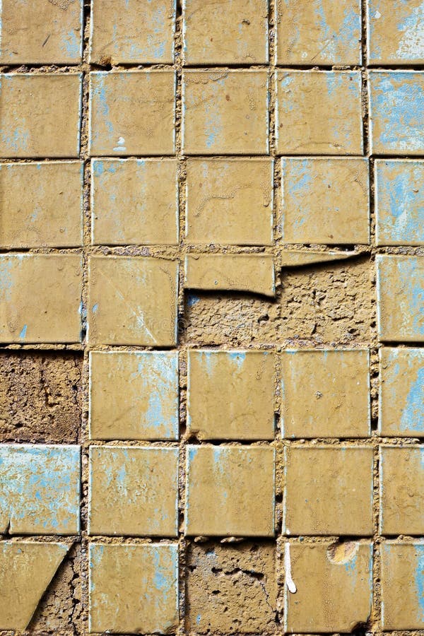 Texture of the Old Tile Wall Stock Image - Image of background, street ...