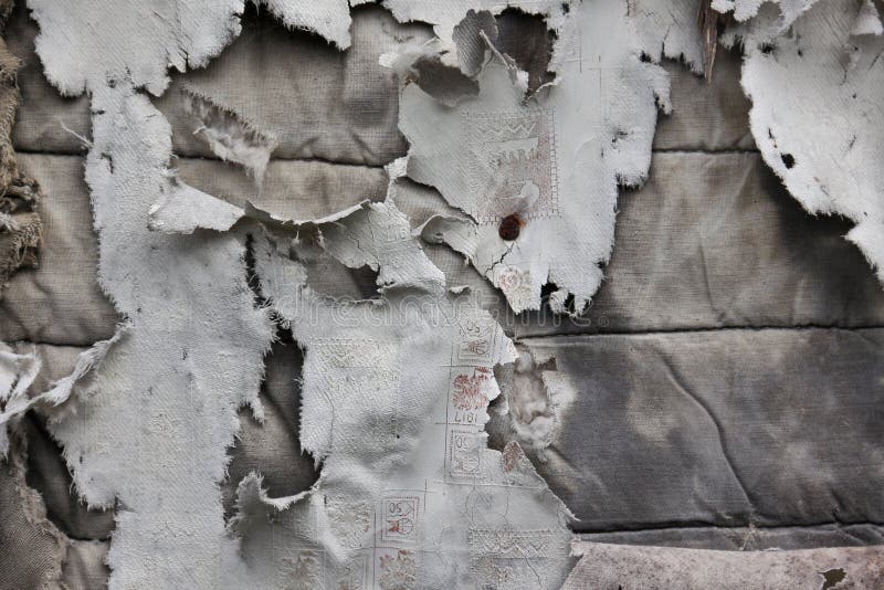 Texture of Old Torn Fabric on Wooden Surface Stock Image - Image of ...