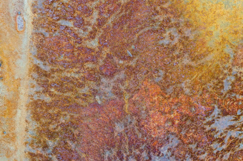 Texture of Old Very Rusty Metal Sheet Stock Image - Image of plate ...