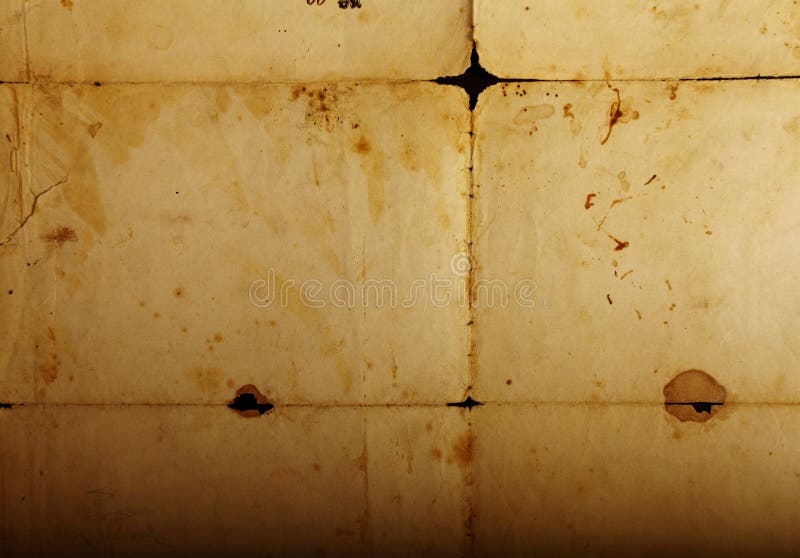 Texture Old Vintage Yellowed Paper, Papers Stock Photo - Image of frame ...