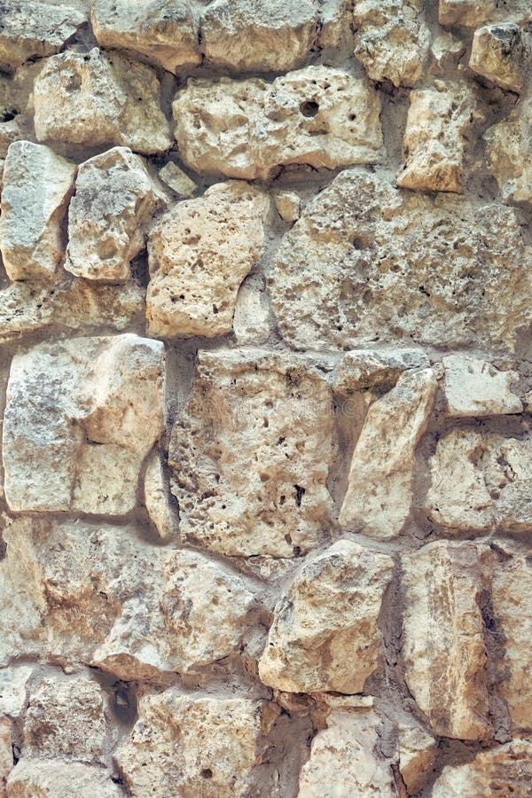 The Texture of the Old Wall of Boulder, the Background Surface of Large ...