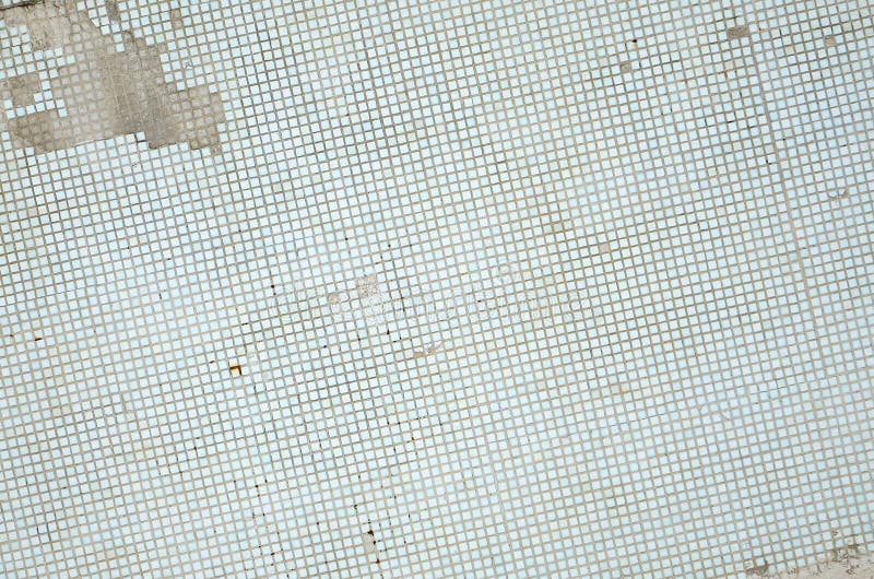 The Texture of the Old Wall, Decorated with a Lot of Square Small Tiles ...