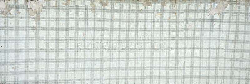 The Texture of the Old Wall, Decorated with a Lot of Square Small Tiles ...