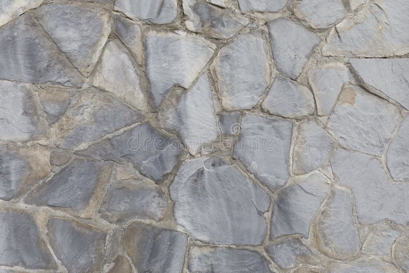 Texture of an Old Wall Made of Large River Stones Stock Photo - Image ...