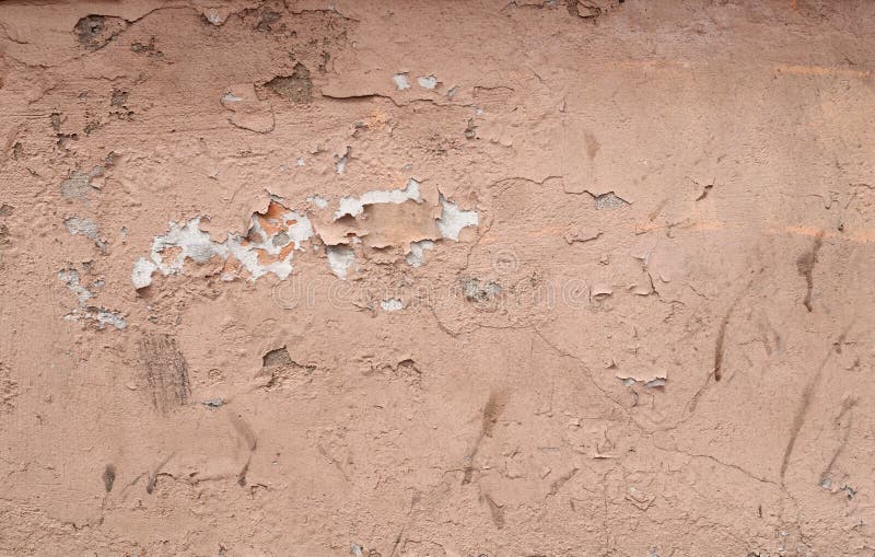 Texture of Old Wall with Plaster Pink Stock Photo - Image of ancient ...