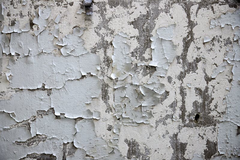 Texture of Old Wall with Scuffed Plaster and Peeling of Paint Stock ...