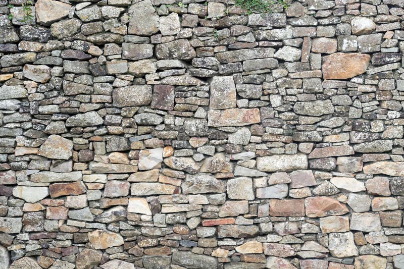 Texture of Old Weathered Medieval Stone Wall Stock Photo - Image of ...