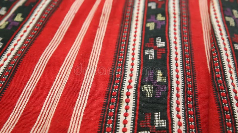 Texture of Old White Fabric Pattern Stock Footage - Video of background ...