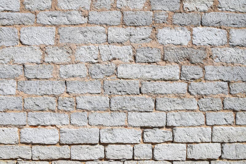 Texture of an Old White Stone Wall Made of Gang-sawn Limestone Stock ...