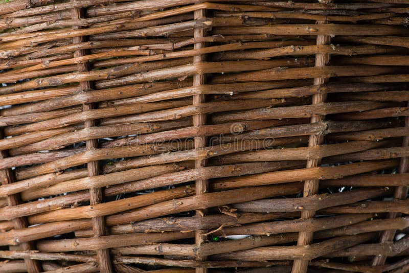 Texture of the Old Wicker Basket Stock Image - Image of basket ...