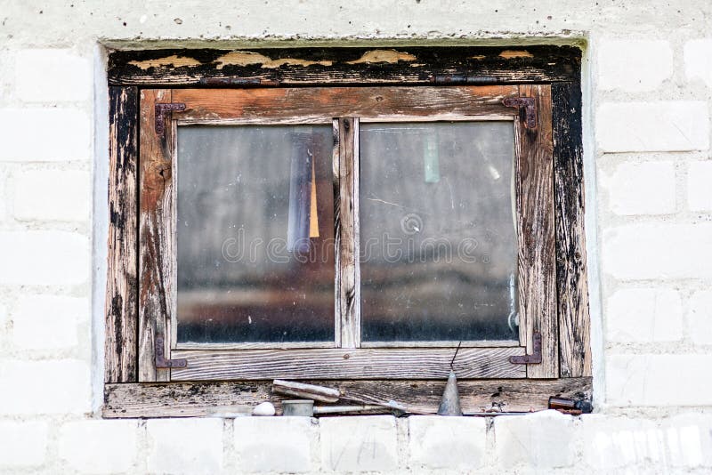 Texture of old window stock image. Image of perspective - 96595397