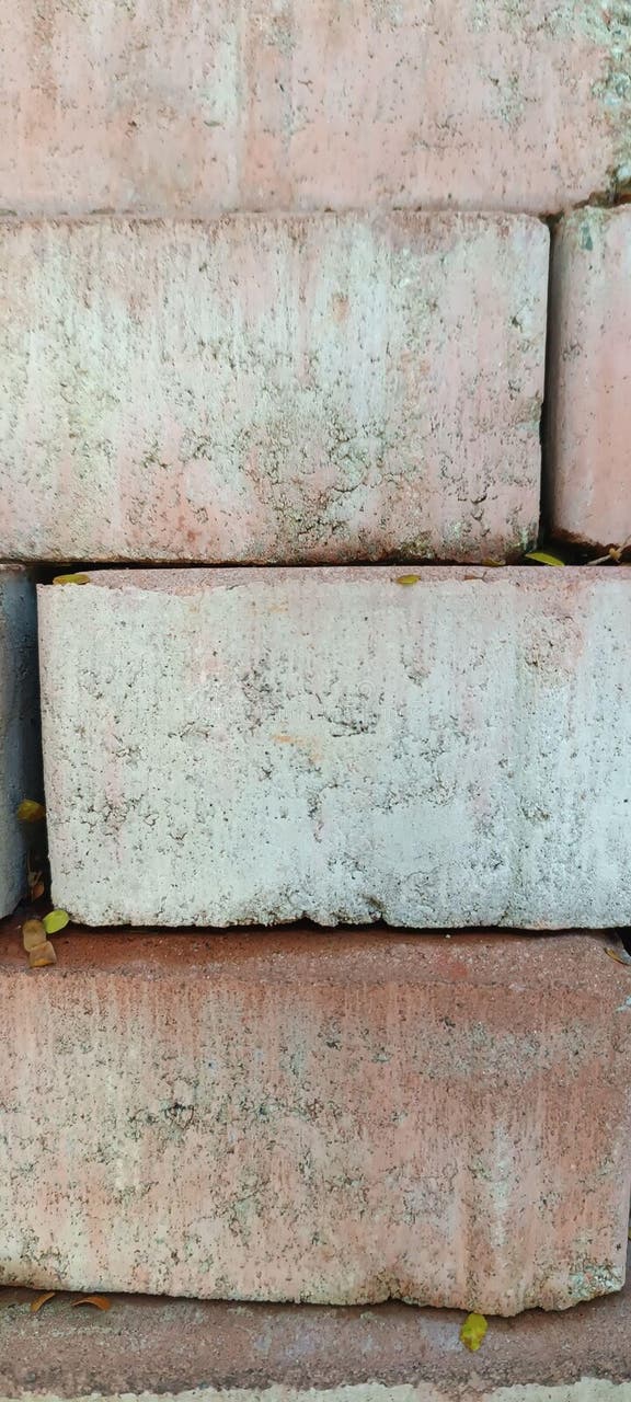 Texture of Old and Worn Bricks Stock Image - Image of masonry, hard ...