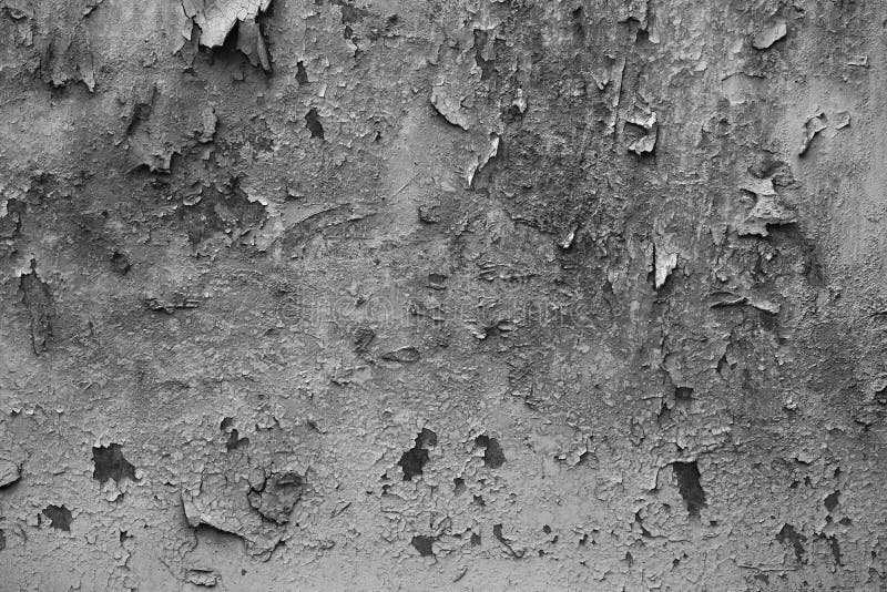Texture of an Old Worn Out Scratched the Surface. Black and White ...