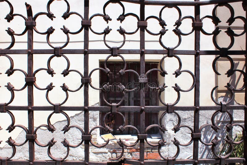 Texture of Old Wrought Iron Gate Stock Photo - Image of vintage ...