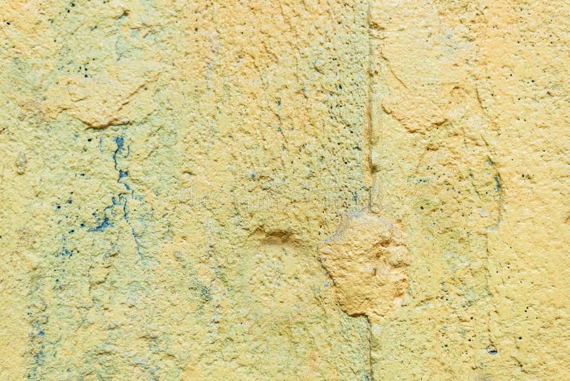 The Texture of the Old Yellow Boiled Wall Stock Photo - Image of green ...
