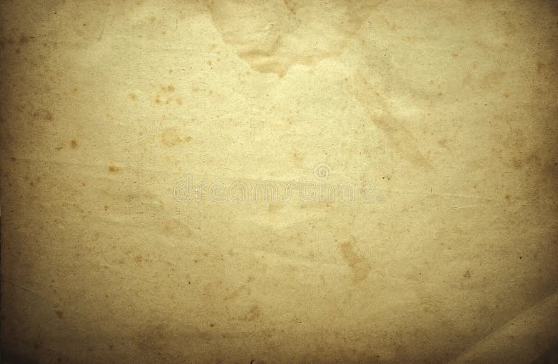 Texture of an Old Yellow Sheet of Paper Stock Illustration ...