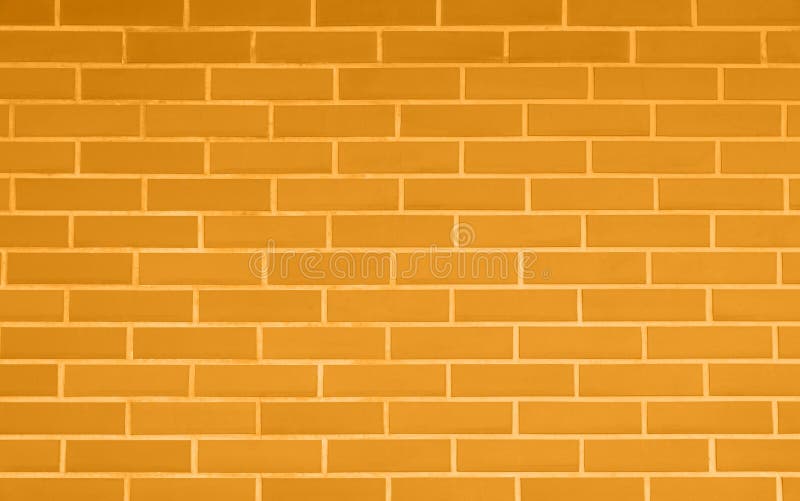 Texture of Orange Color Brick Wall As Background Stock Image - Image of ...