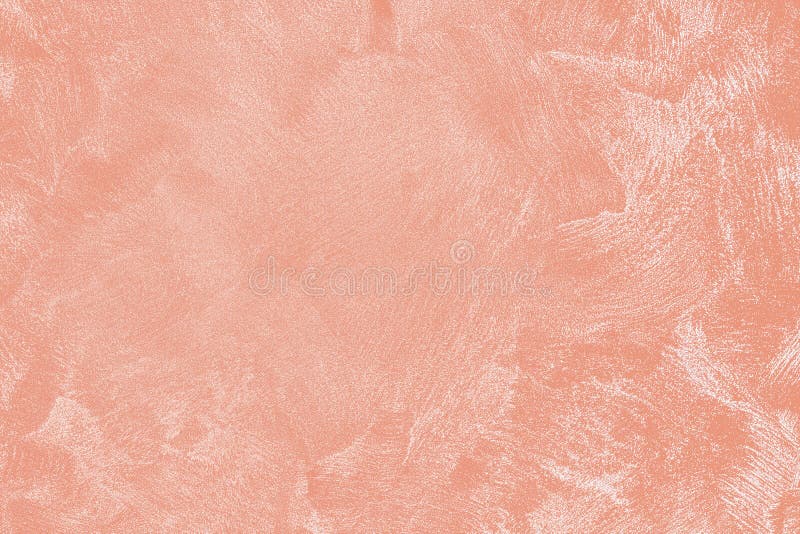 Coral Decorative Plaster Grainy Texture on Wall Stock Photo - Image of ...