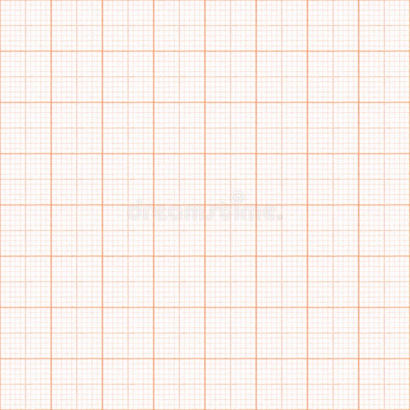 Texture of Orange Graph Paper Stock Illustration - Illustration of ...