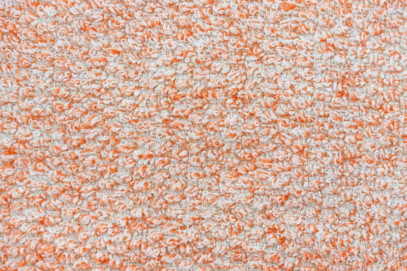 Texture of Orange Knitted Textile Material Background Stock Photo ...