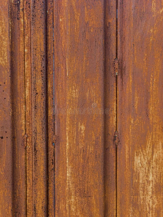 Rust on the Gate Became a Beautiful Surface. Stock Photo - Image of ...