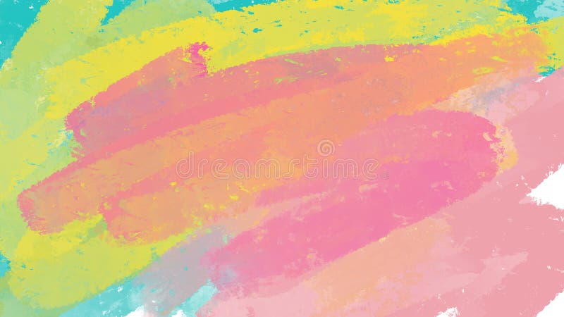 Texture of Paint Brush of Pink Blue Yellow Stroke Stripe Pattern ...