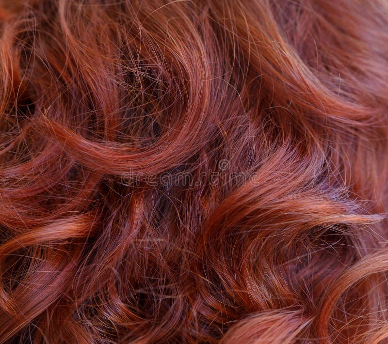 Texture of Painted Female Curls on the Head Stock Image - Image of head ...