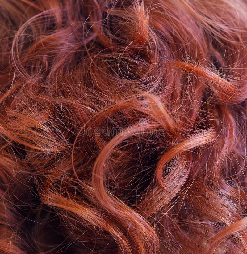 Texture of Painted Female Curls on the Head Stock Photo - Image of ...