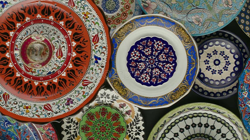 Texture, painted plates. stock photo. Image of lifestyles - 75899404