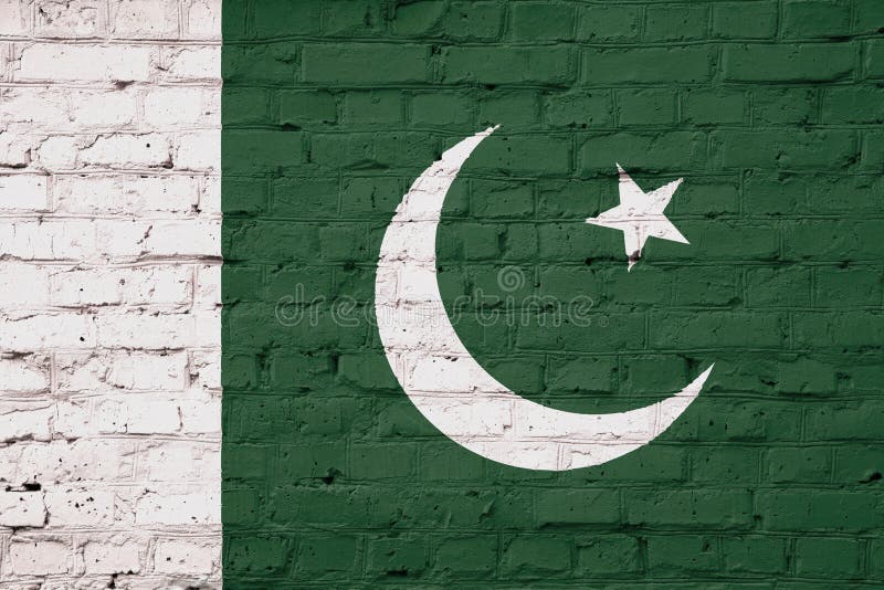 Texture of Pakistan flag. stock image. Image of decorate - 114648969